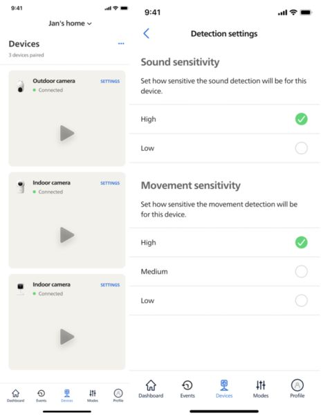 I receive too many notifications from my Philips Home Safety Camera ...
