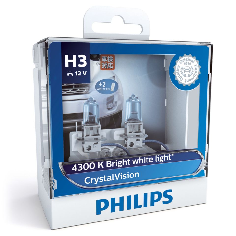 CrystalVision Bola lampu depan 12336CVSM | Philips