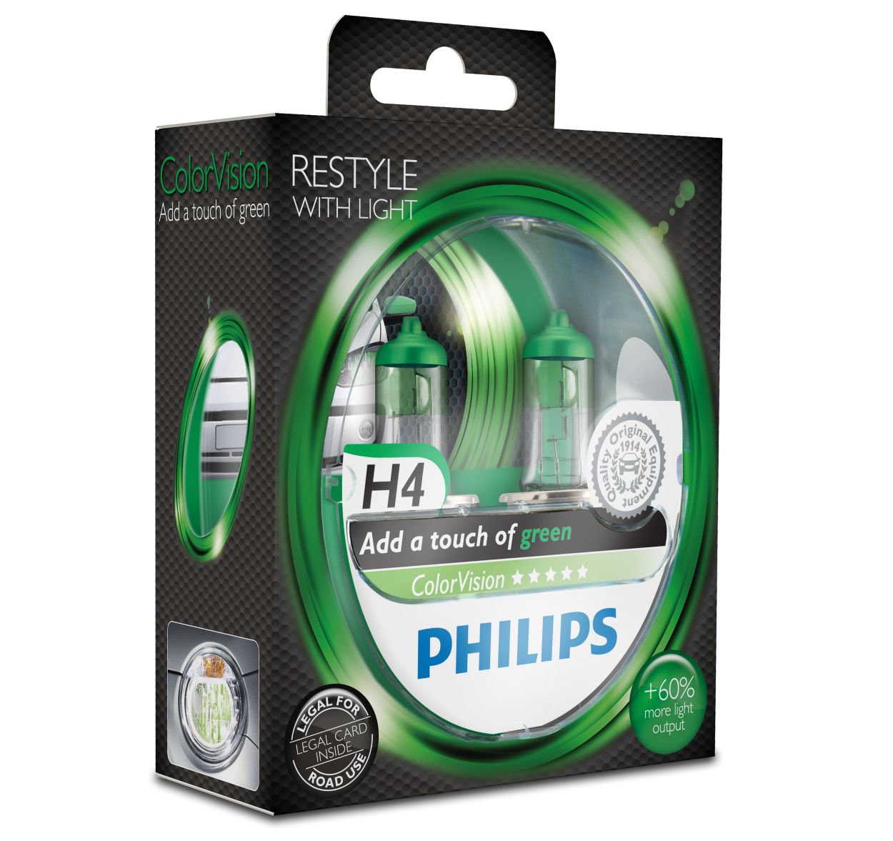 ColorVision Green car headlight bulb 12342CVPGS2 | Philips