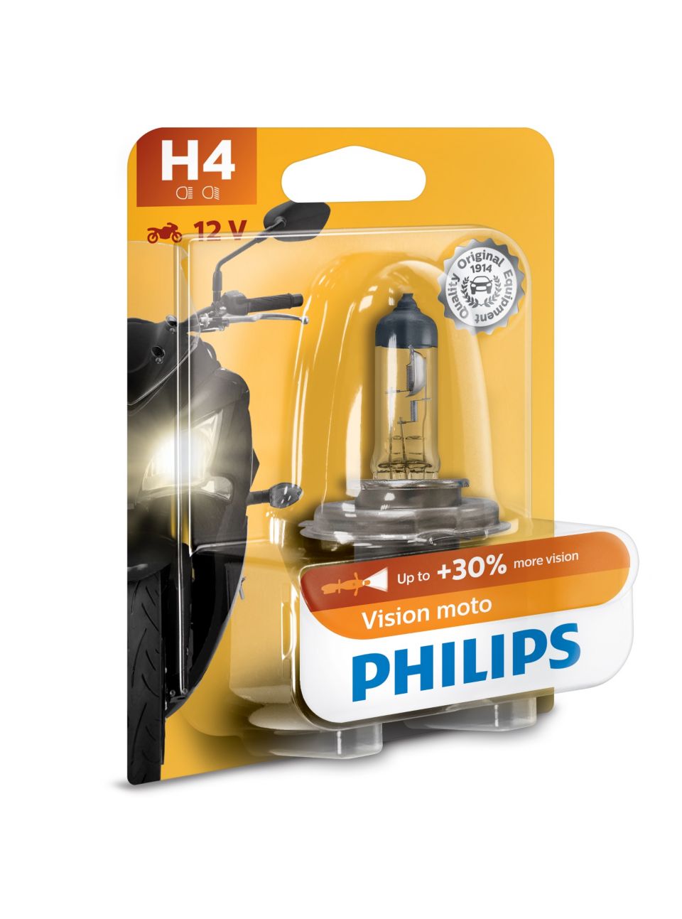 Vision Moto Motorcycle headlights 12342PRBW | Philips