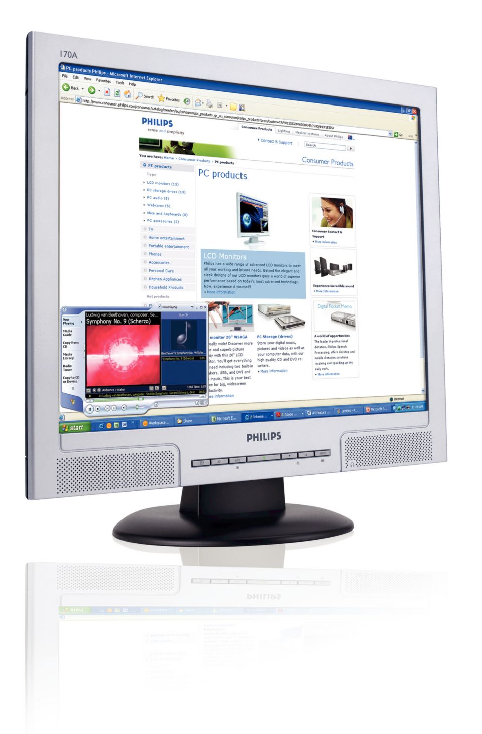 Monitor LCD 170A8FS/00 | Philips
