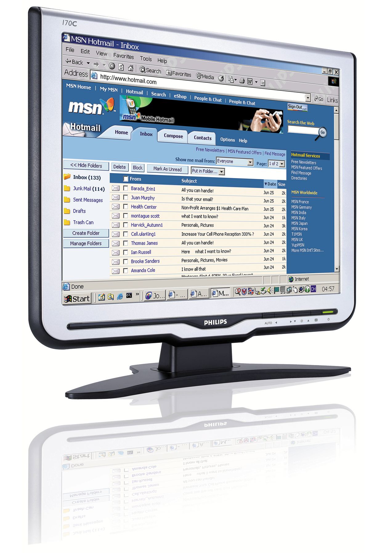 LCD monitor 170C7FS/27 | Philips
