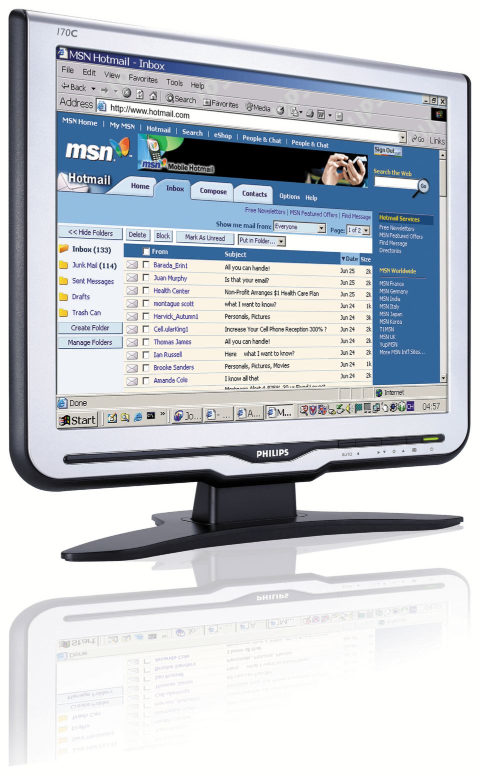 LCD monitor 170C7FS/27 | Philips