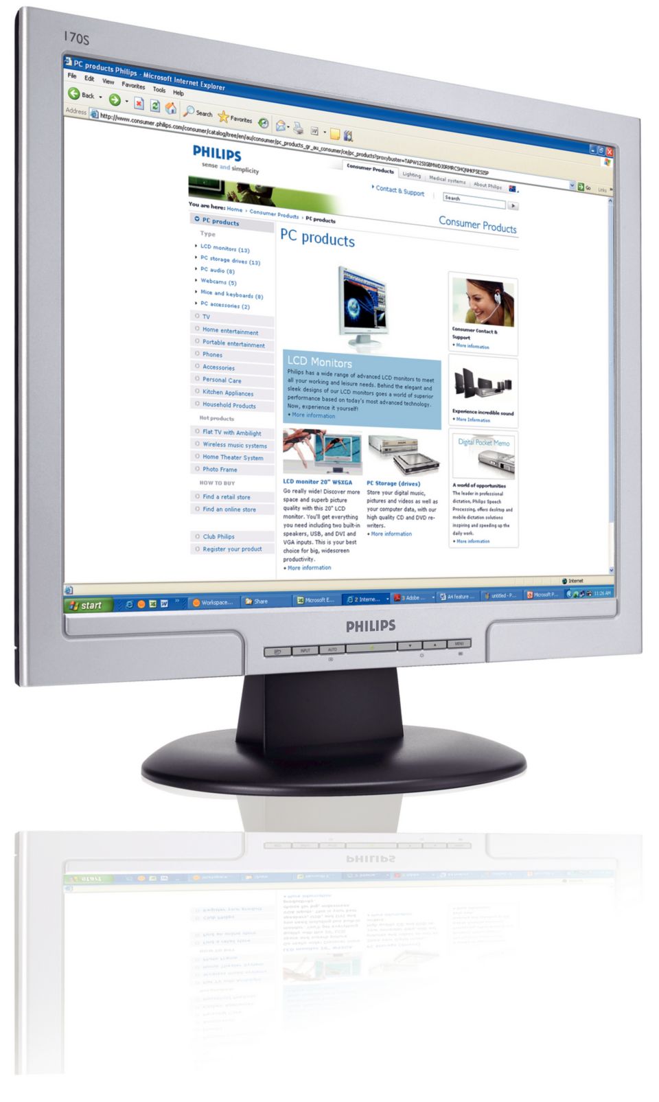 Monitor LCD 170S8FS/00 | Philips