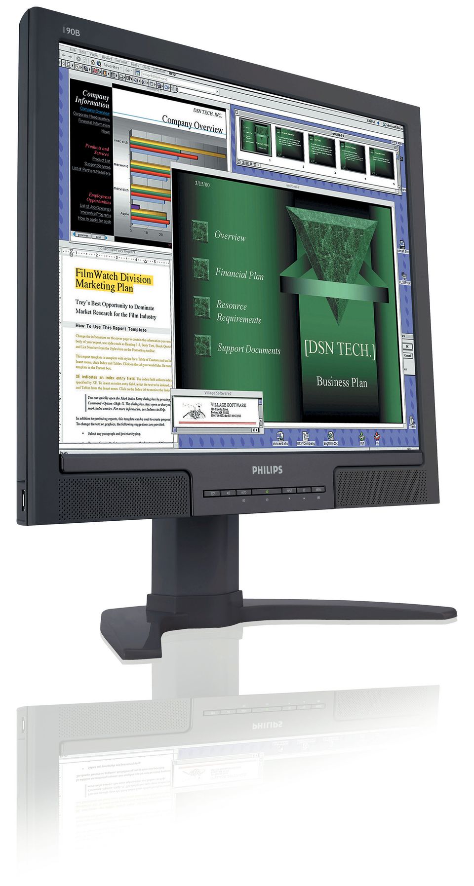 LCD monitor 190B8CB/69 | Philips