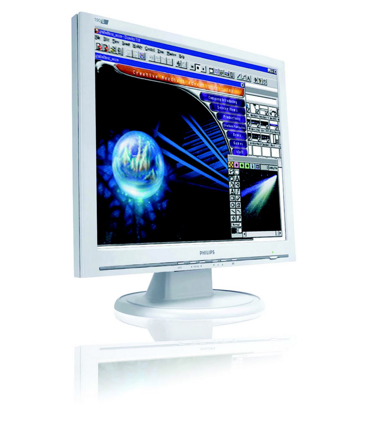 LCD monitör 190S5FG/00 | Philips