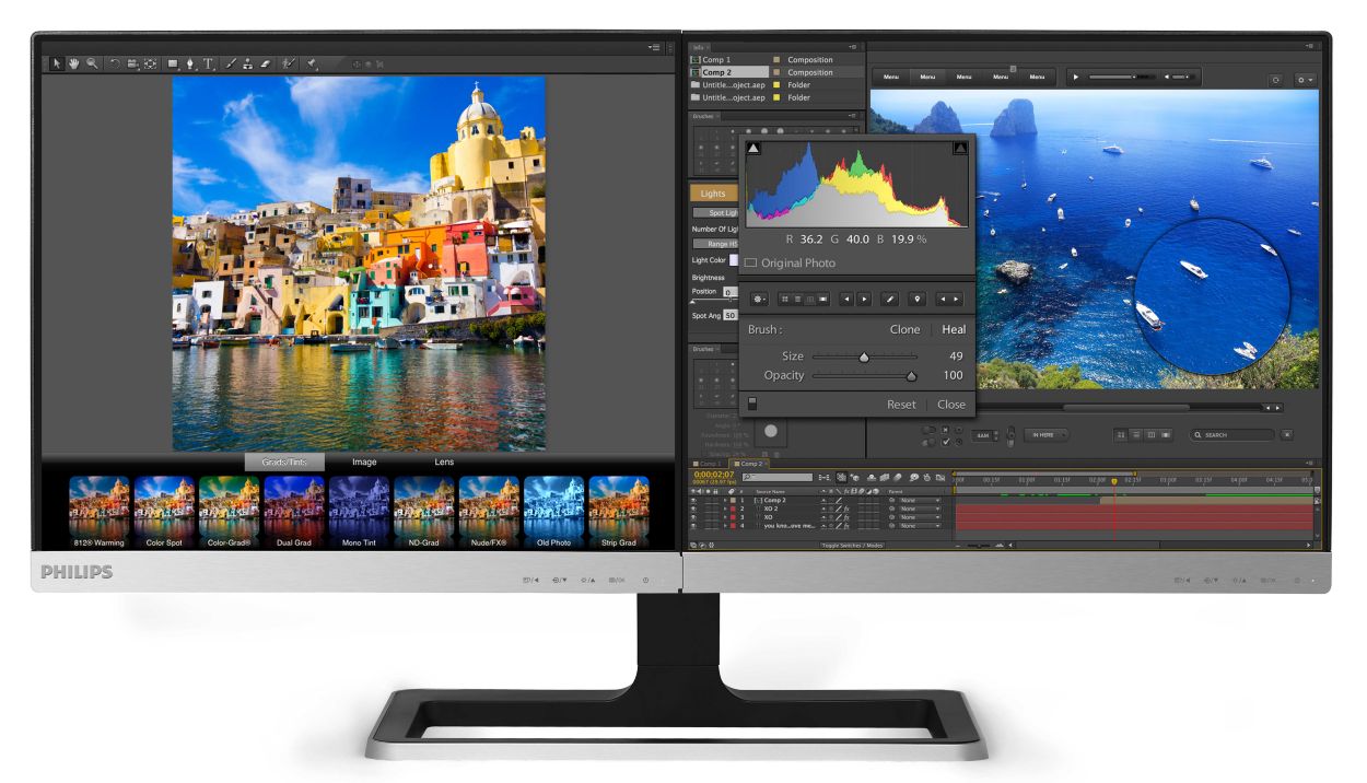 Monitor LCD LED 2 em 1 19DP6QJNS/57 | Philips