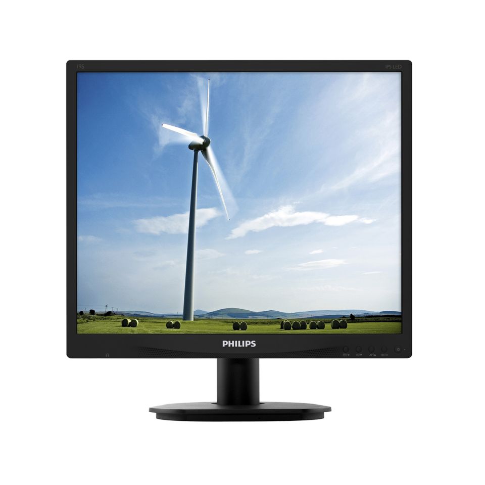 Moniteur LCD avec rétroéclairage LED 19S4QAB/01 | Philips