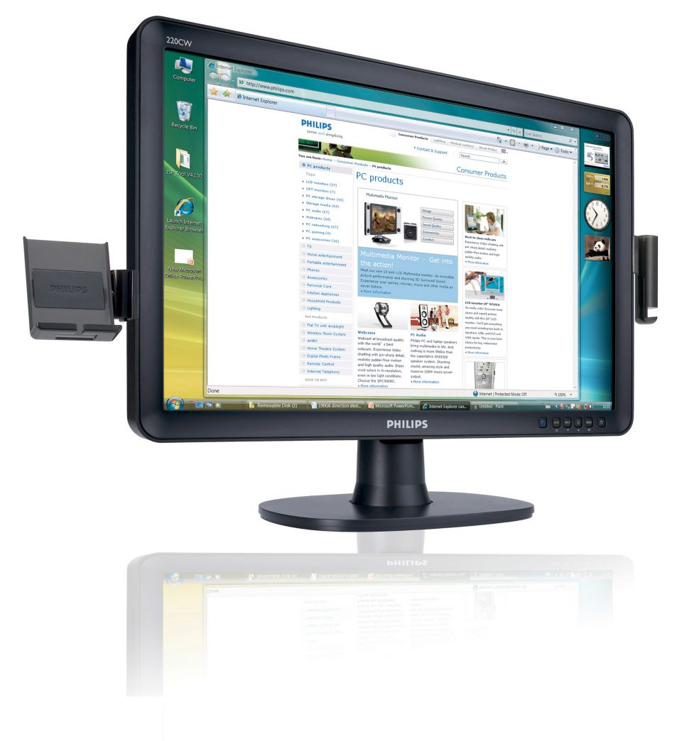 LCD widescreen monitor 220CW8FB/05 | Philips