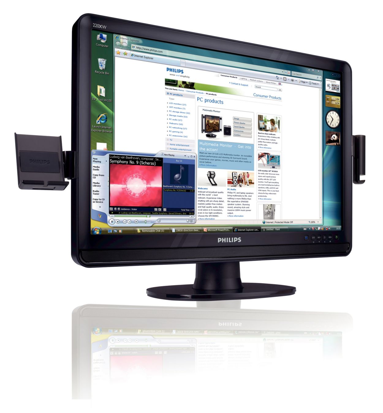 LCD widescreen monitor 220XW8FB/00 | Philips