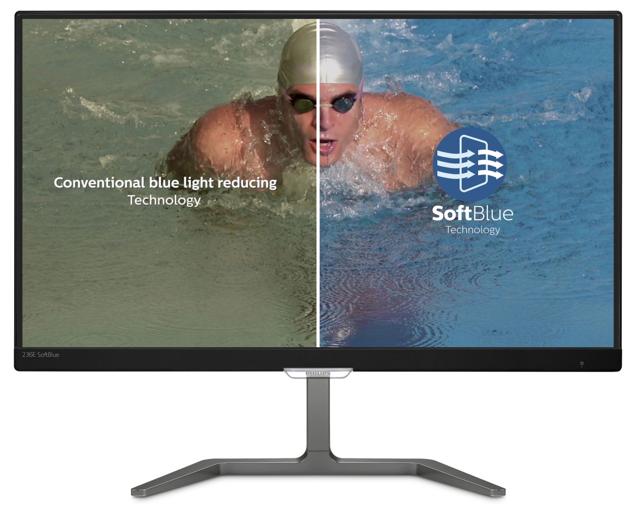 SoftBlue テクノロジー搭載液晶モニター 236E7EDAB/11 | Philips