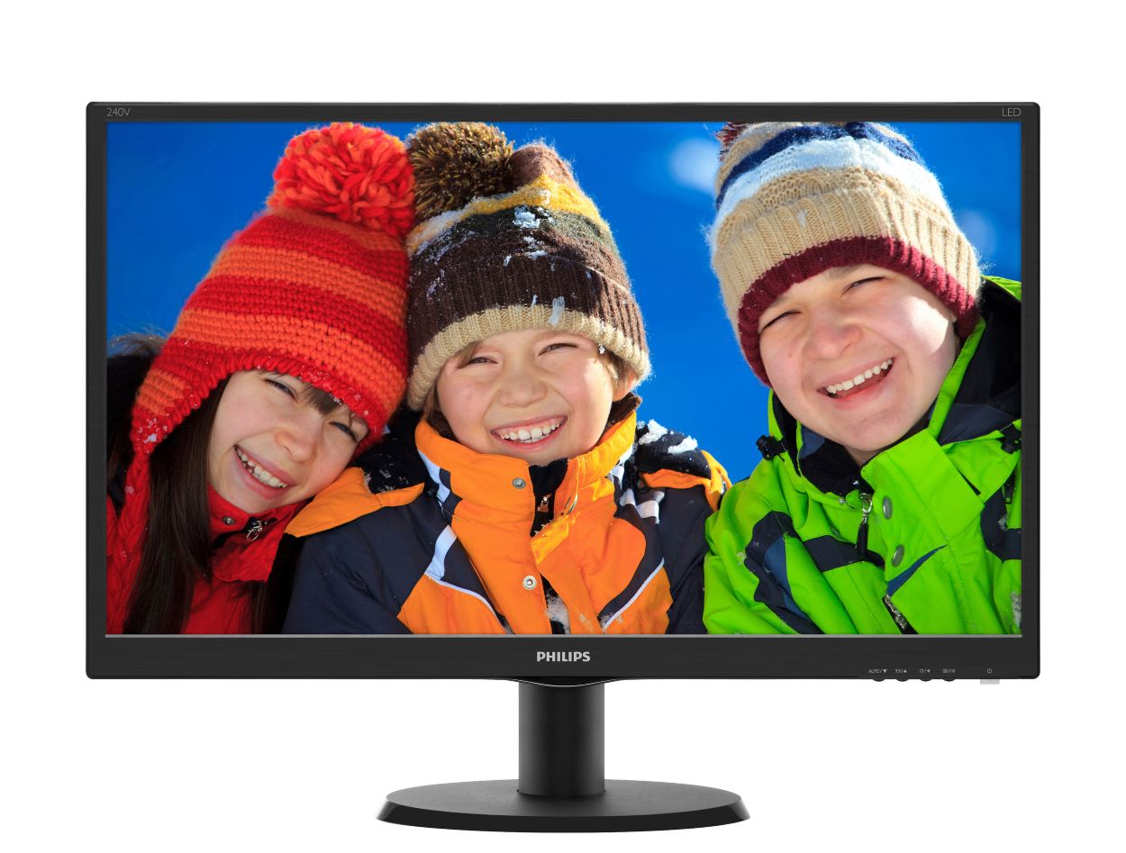 LCD monitor with SmartControl Lite 240V5QDSB/00 | Philips