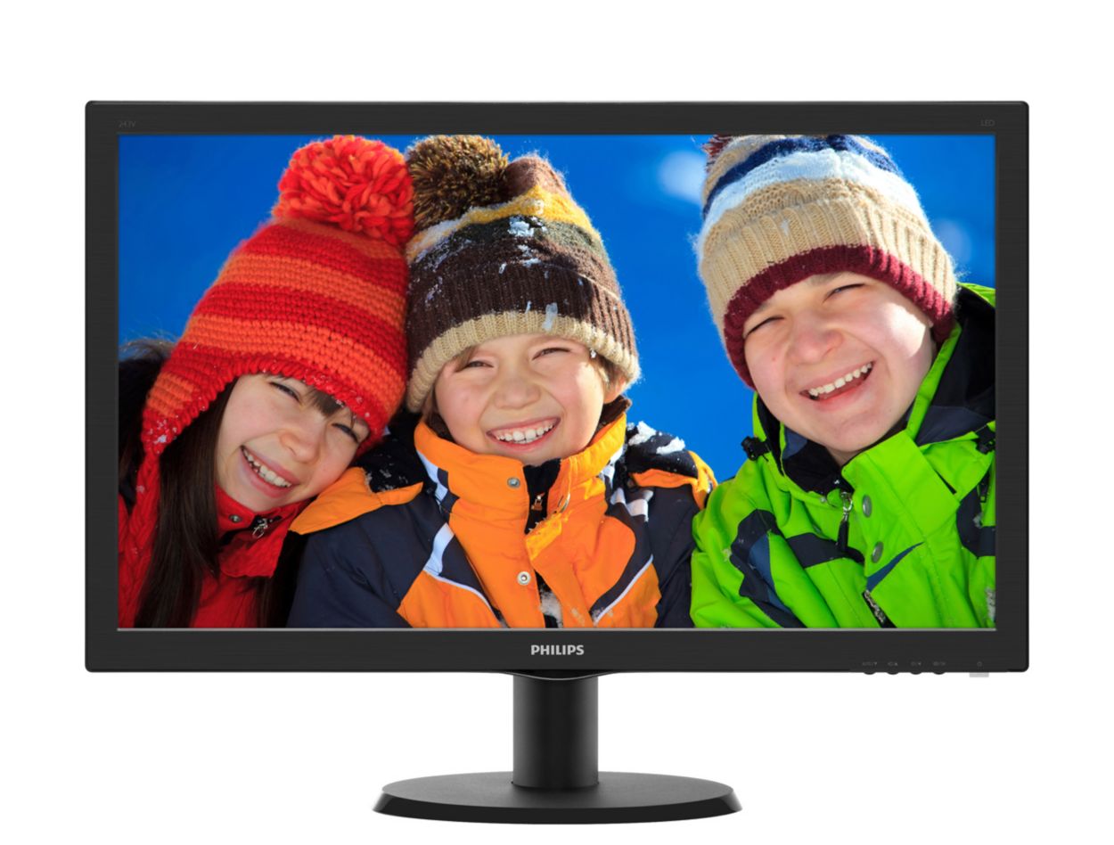 Monitor LCD com SmartControl Lite 243V5QHABA/57 | Philips