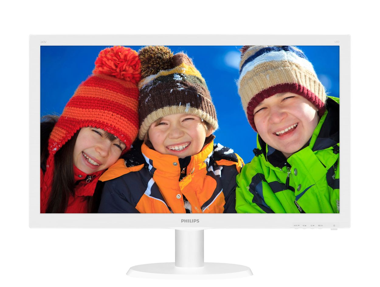 LCD monitor with SmartControl Lite 243V5QHAWA/75 | Philips