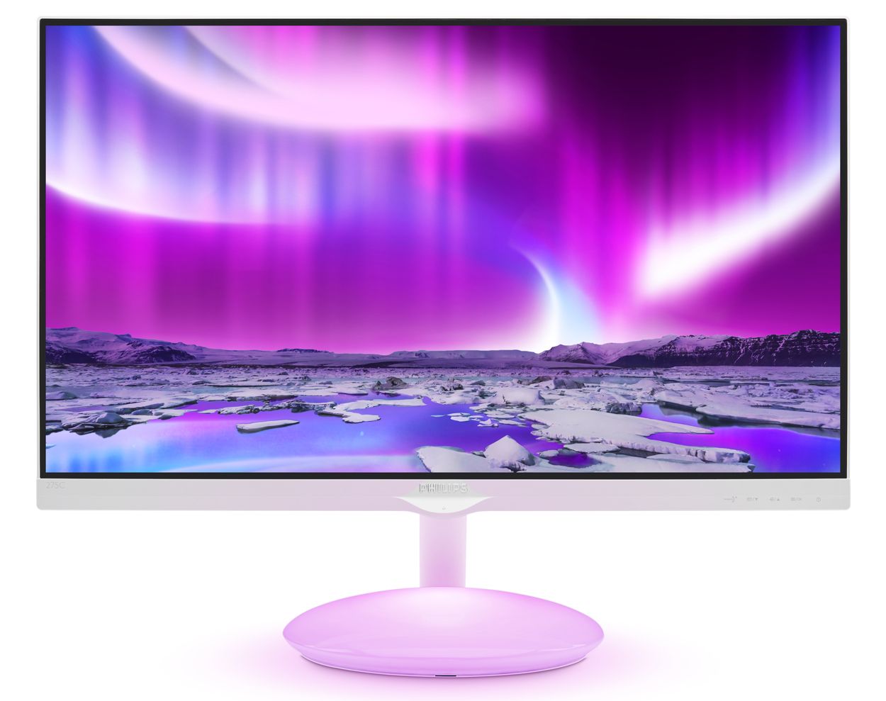 LCD-Monitor mit Ambiglow Plus-Basis 275C5QHGSW/00 | Philips