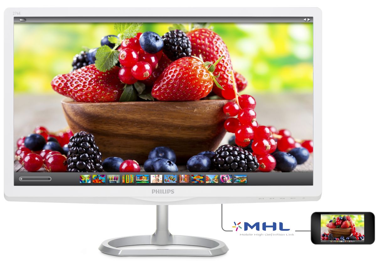 Monitor LCD con colore Quantum Dot 276E6ADSS/00 | Philips