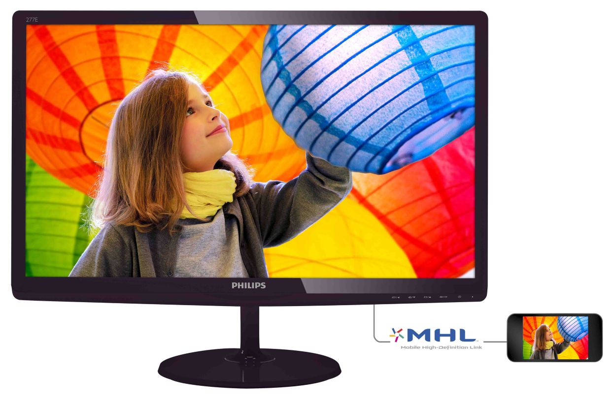 LED-backlit LCD monitor 277E6QDSD/27 | Philips