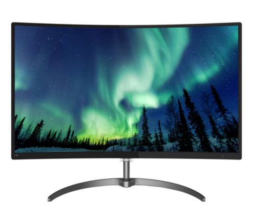 New Philips Curved LCD Display with extra wide colour gamut