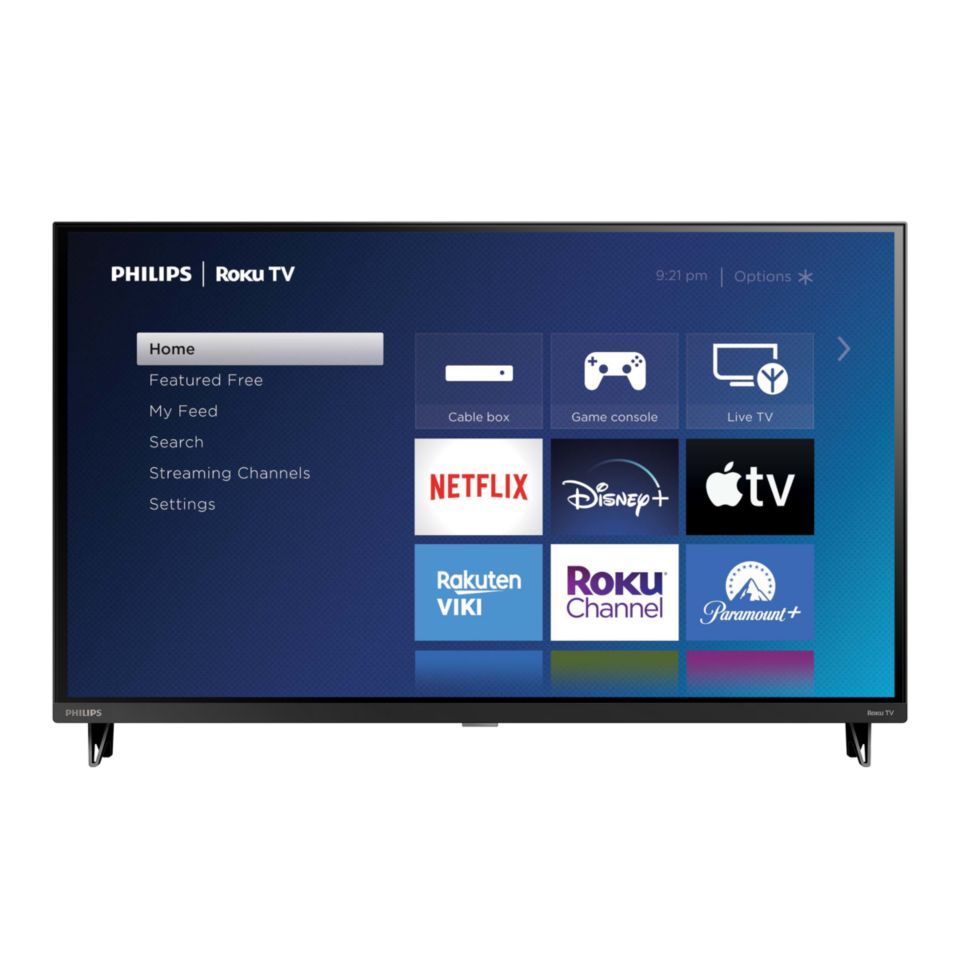 6000 Series Borderless TV 32PFL6472/F7 | Roku TV
