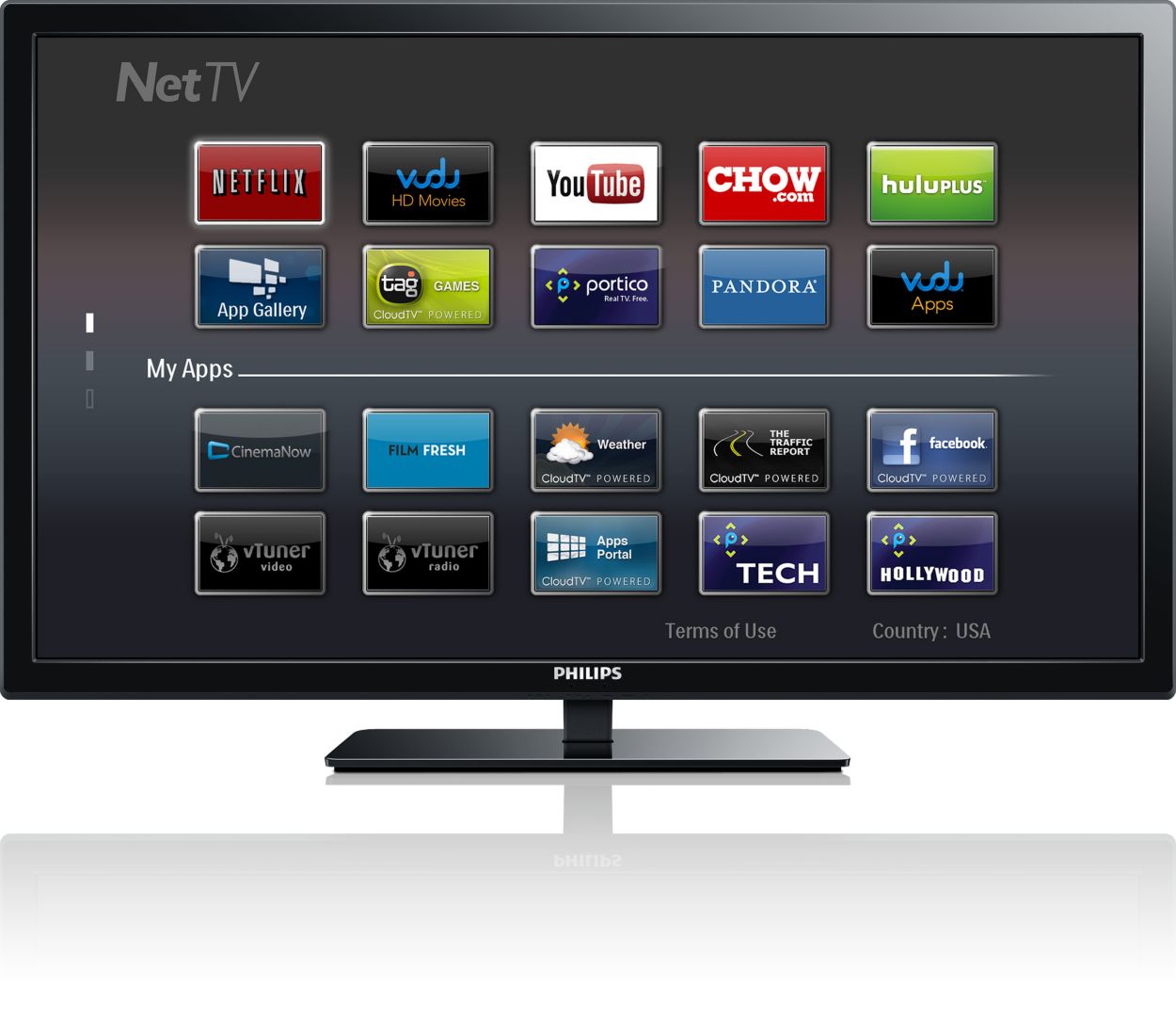 2000 series LED-LCD TV 39PFL2908/F7 | Philips