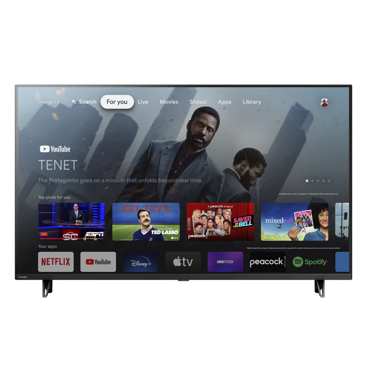7000 series 4K Ultra HD LED Google TV 43PUL7652/F7 | Google TV