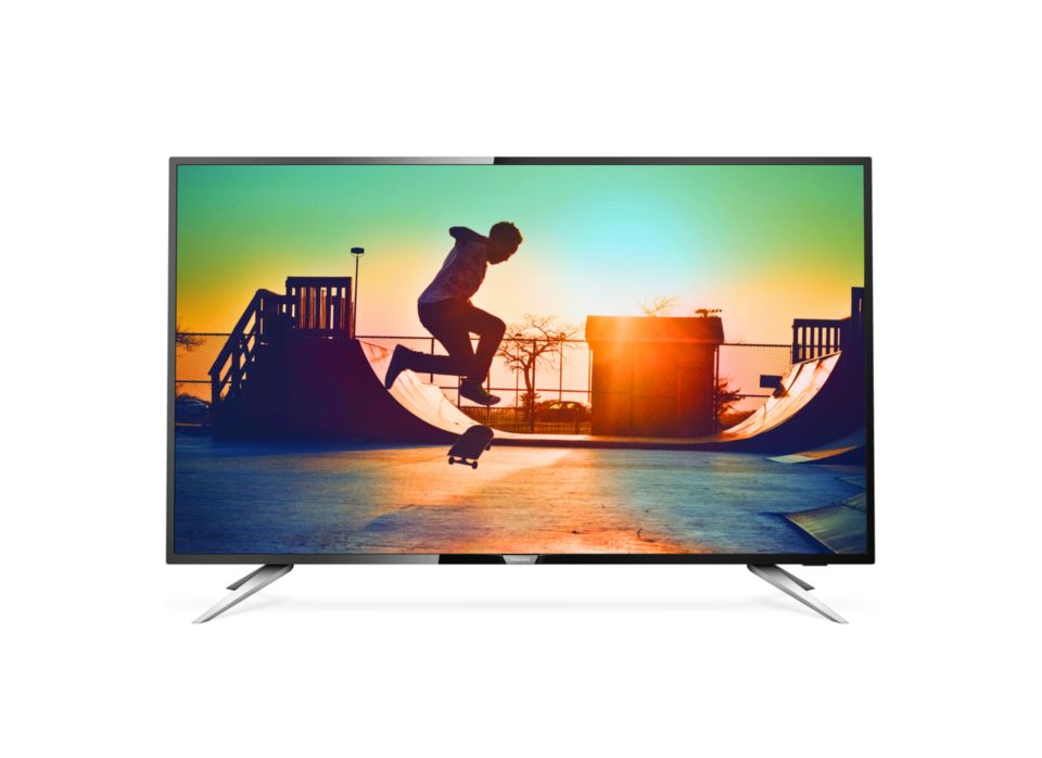 TV LED Smart ultrafina 4K 50PUG6102/78 | Philips