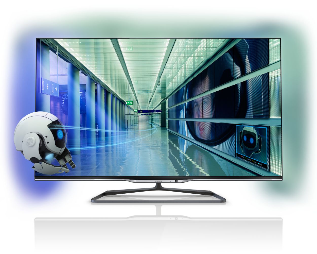 Smart TV LED ultrafina 55PFL8008G/78 | Philips