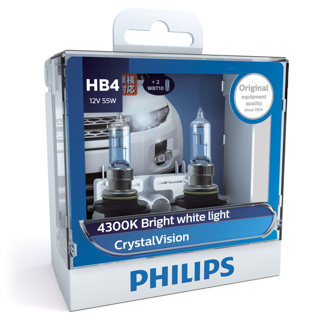 CrystalVision Headlight bulb 9006CVSM | Philips