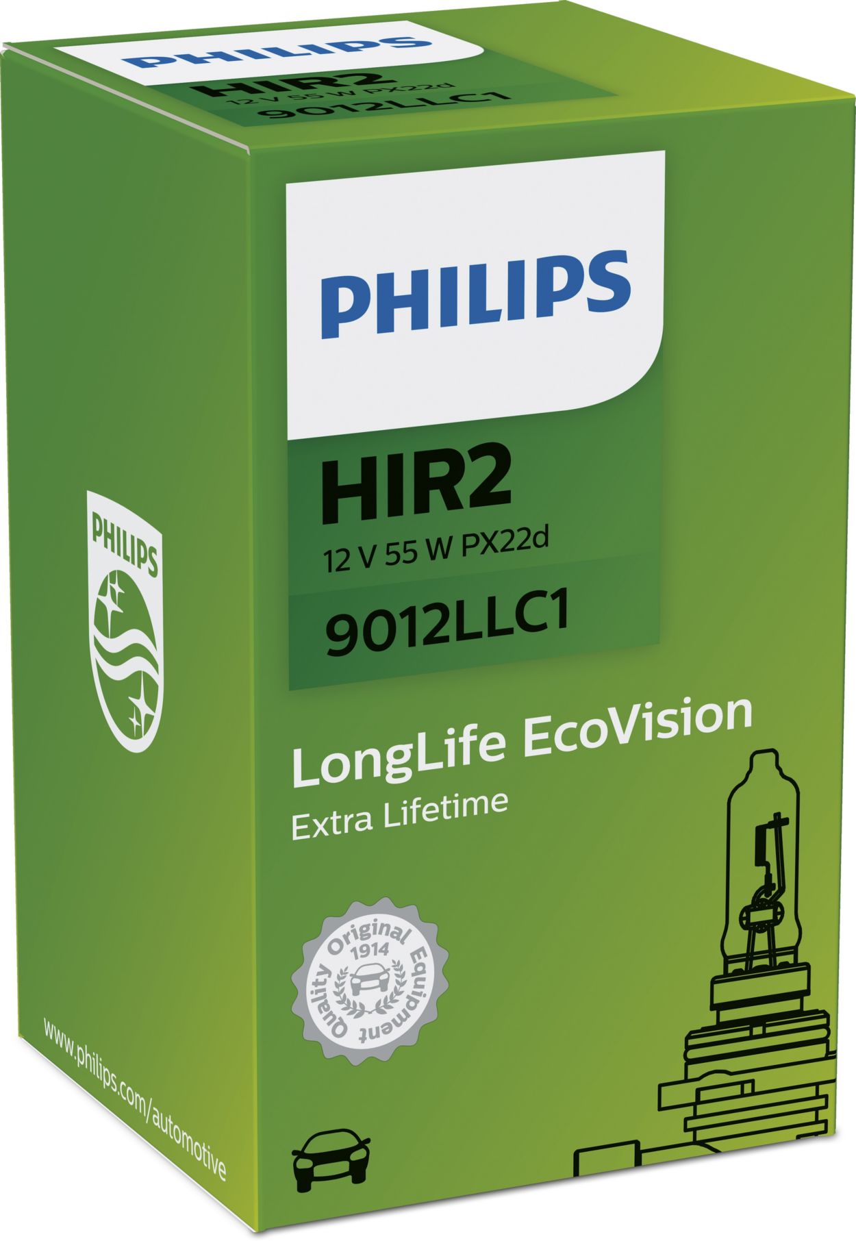 LongLife EcoVision Lampe pour éclairage avant 9012LLC1 | Philips