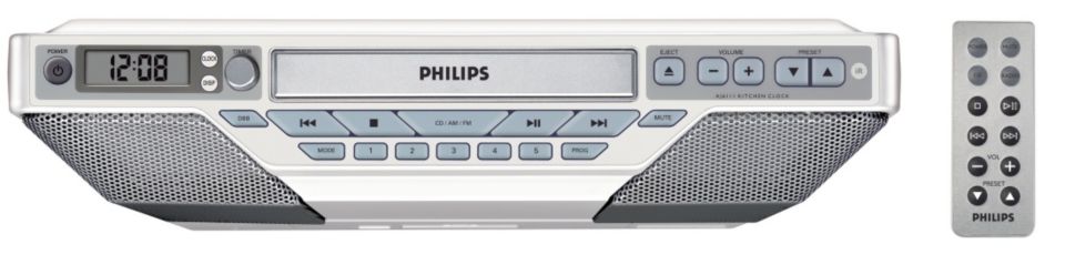 Kitchen Clock Radio AJ6111/37 | Philips