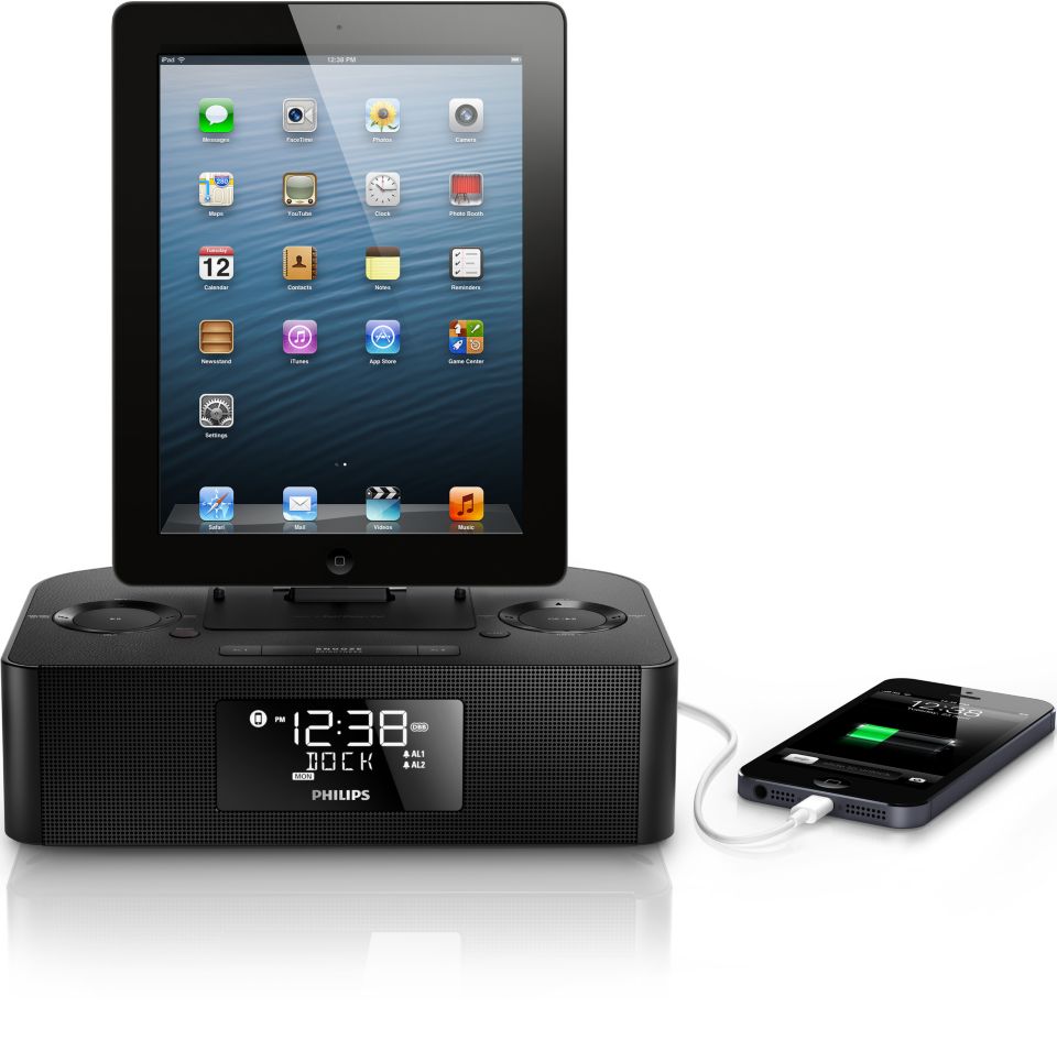 docking station voor iPod/iPhone/iPad AJ7050D/12 | Philips