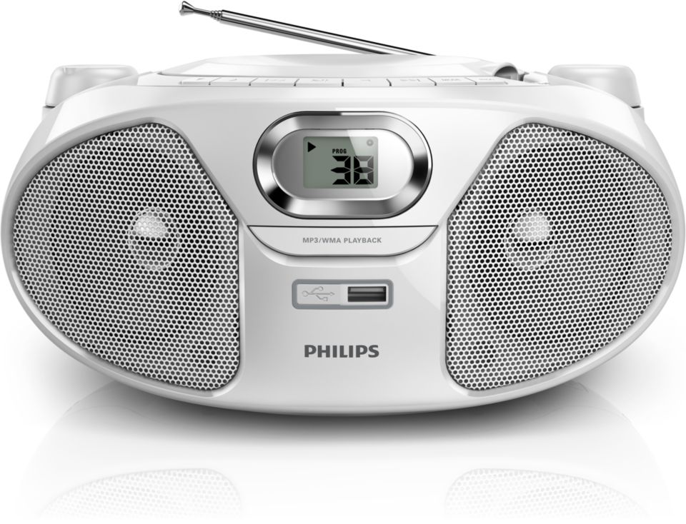 Lecteur de CD AZ385W/12 | Philips