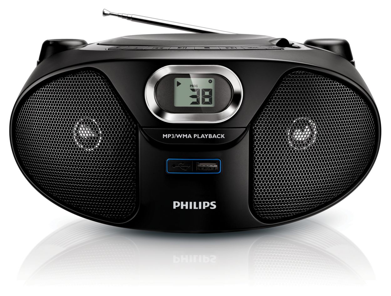 CD-Soundmachine mit USB und Radio AZ385/12 | Philips