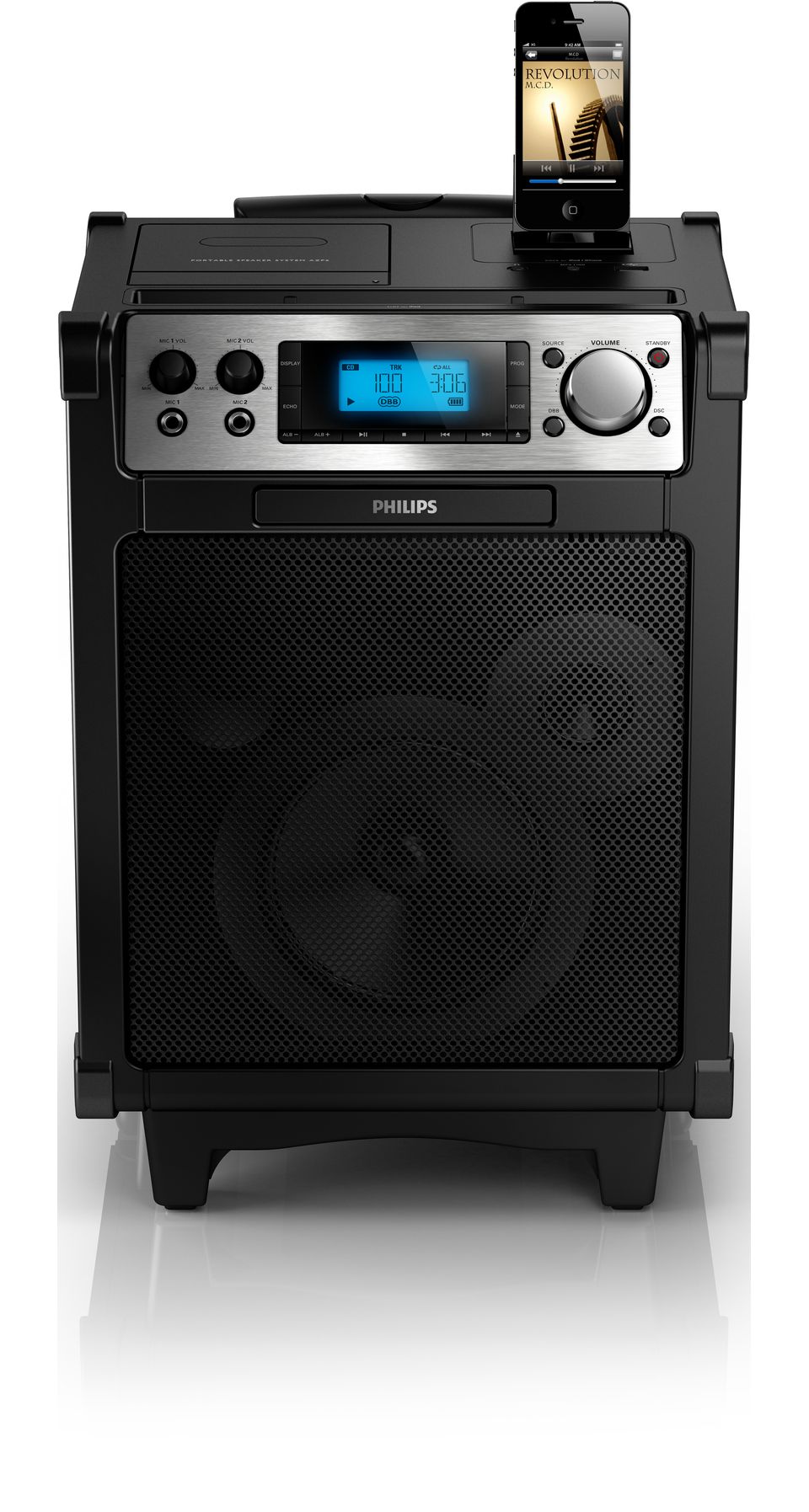 Portables all-in-one Audiosystem mit Akku, CD, Dock AZP6/12 | Philips