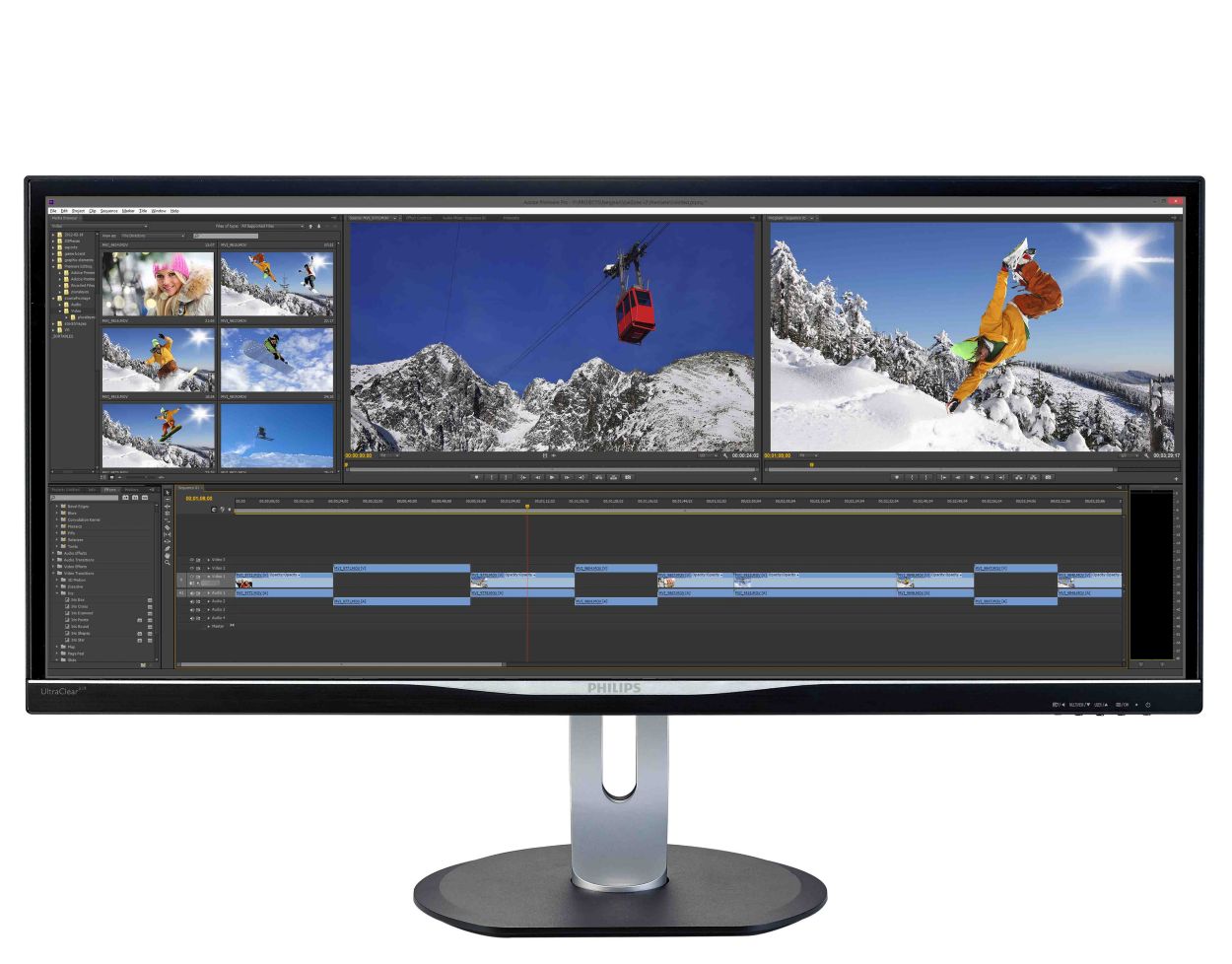 Écran LCD UltraWide avec MultiView BDM3470UP/01 | Philips