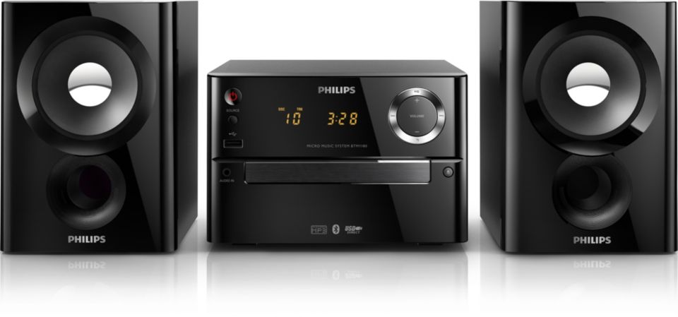 Micro music system BTM1180/12 | Philips