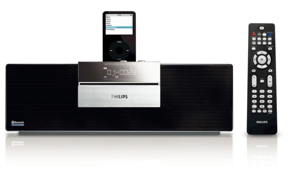 zestaw audiowizualny ze stacją dokującą BTM630/12 | Philips