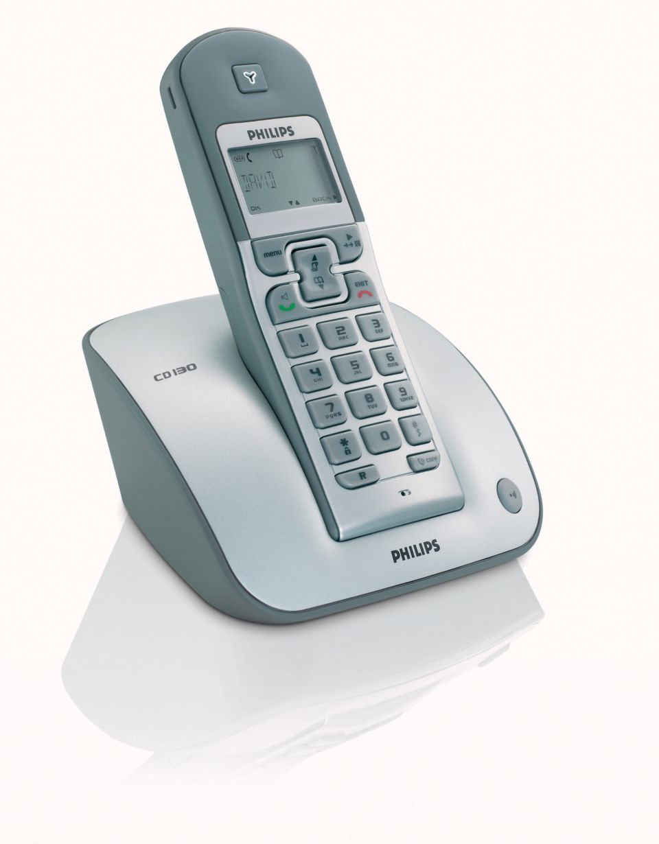 Cordless telephone CD1301S/90 | Philips
