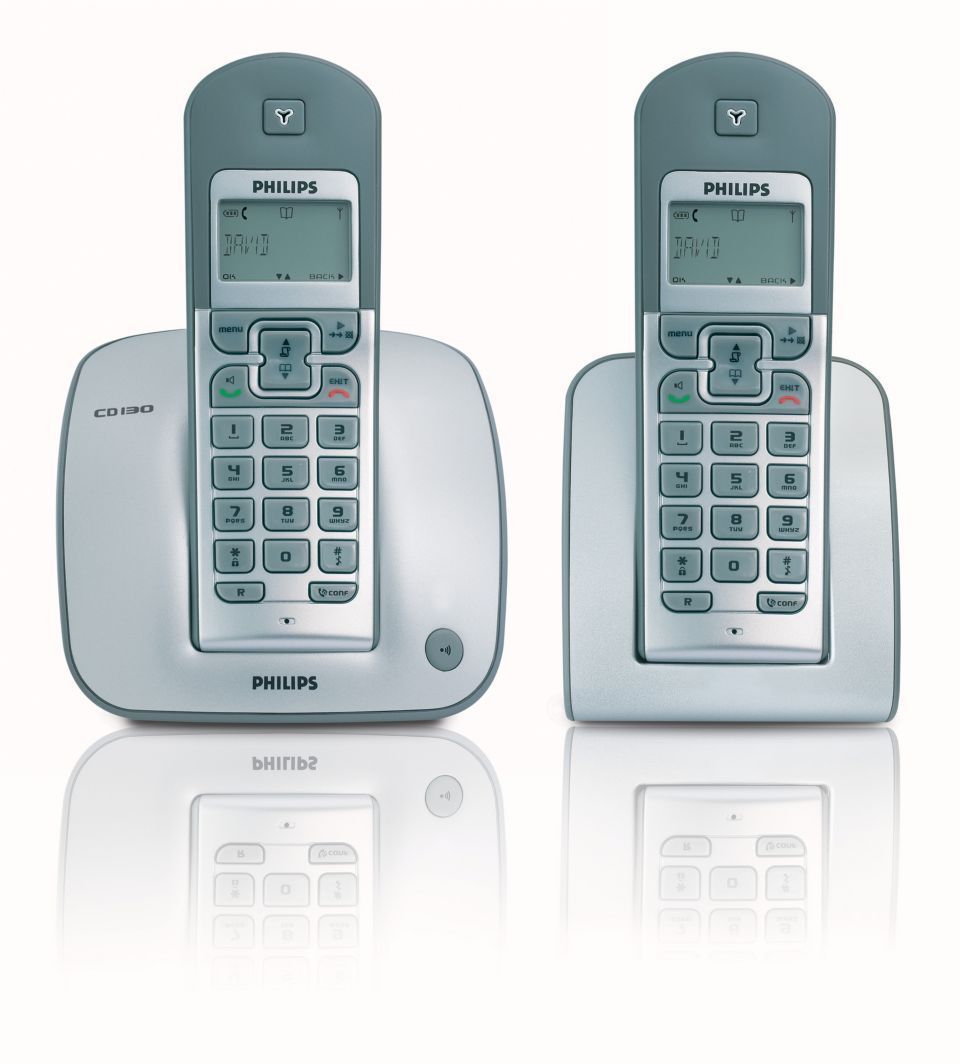 Cordless telephone CD1302S/73 | Philips