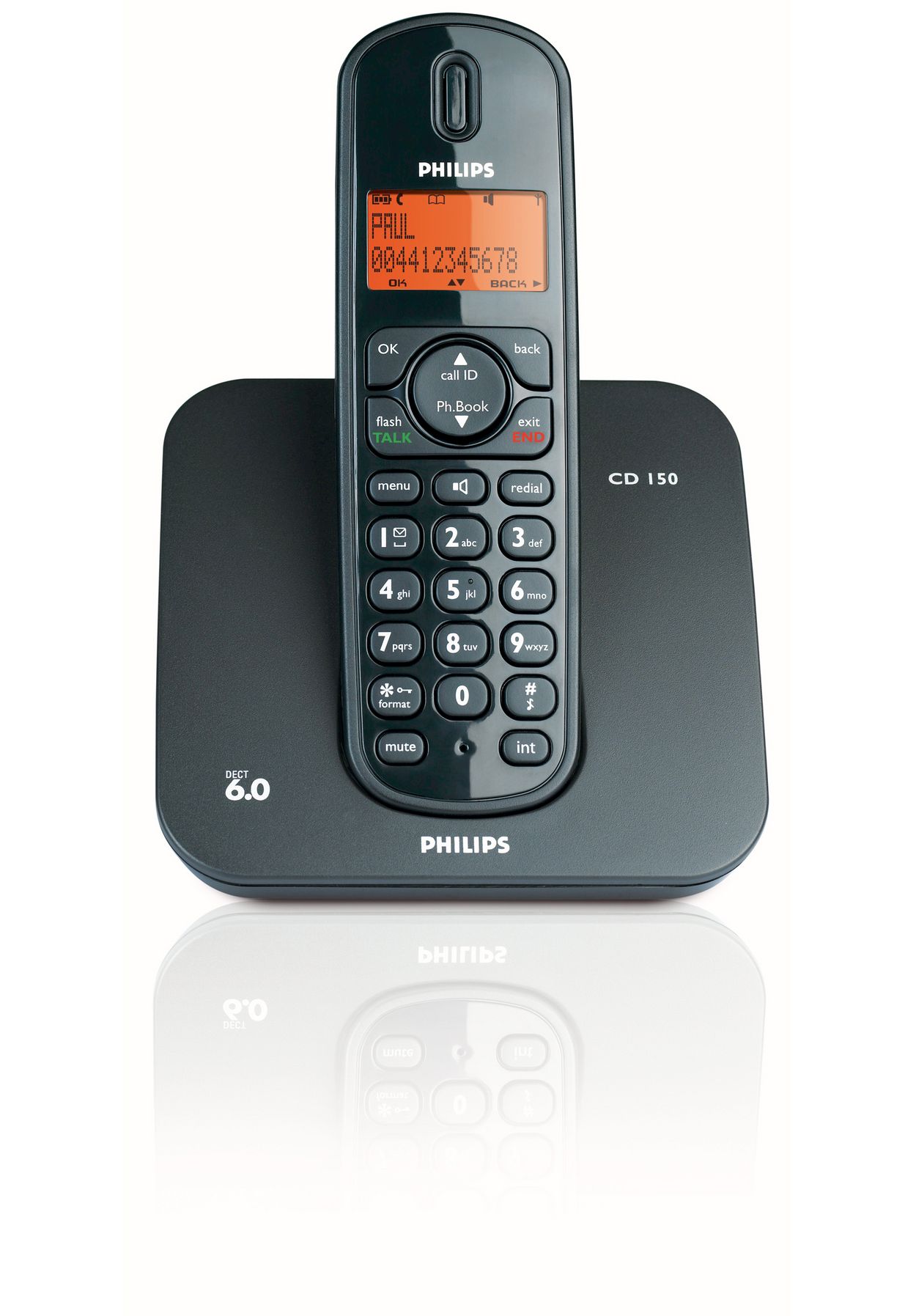 Cordless telephone CD1501B/37 | Philips