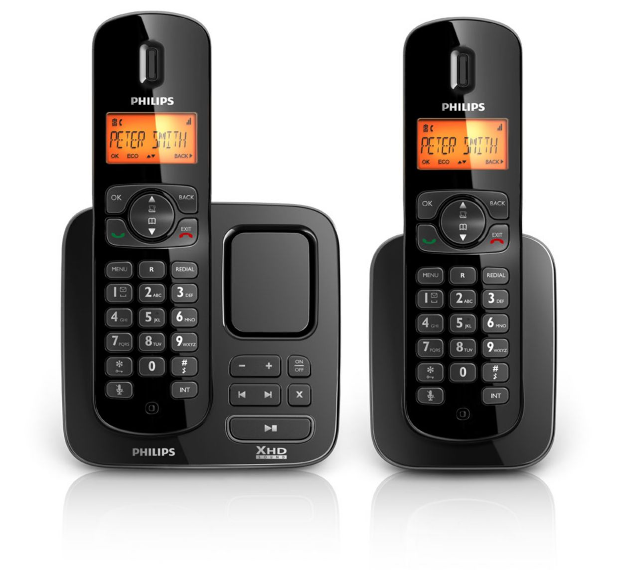 Perfect sound Draadloze telefoon met antwoordapparaat CD1752B/22 | Philips