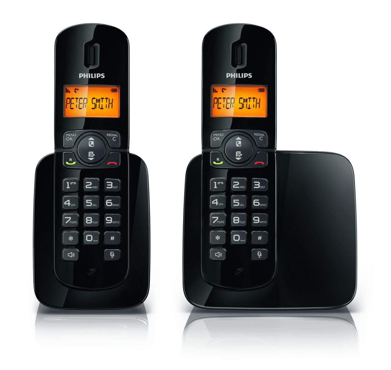 BeNear Schnurloses Telefon CD1812B/DE | Philips