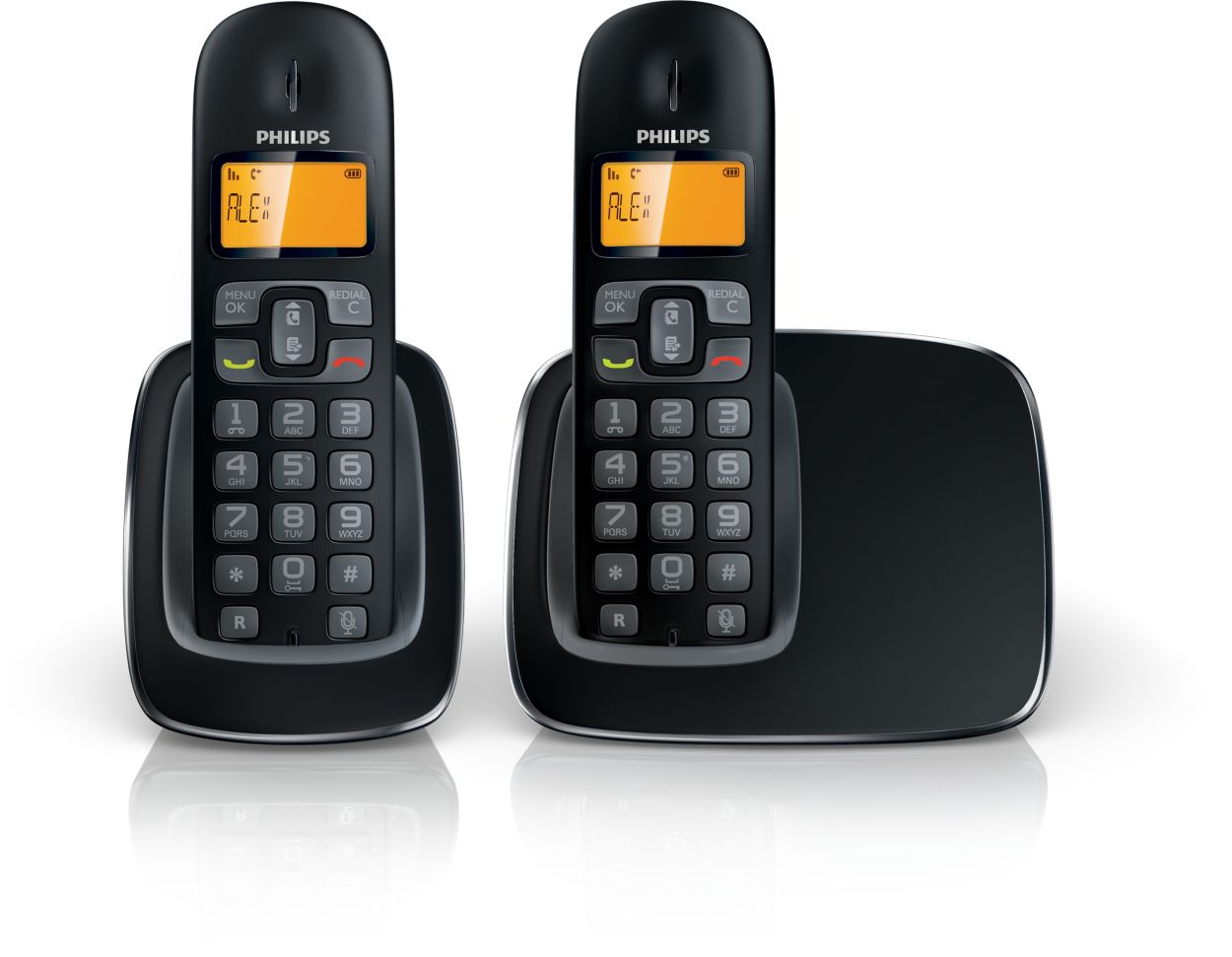 BeNear Teléfono inalámbrico CD1902B/23 | Philips