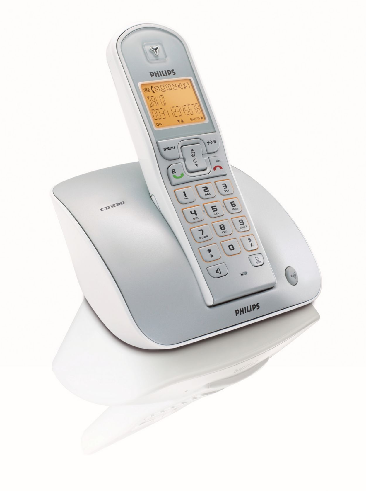 Cordless telephone CD2301S/90 | Philips