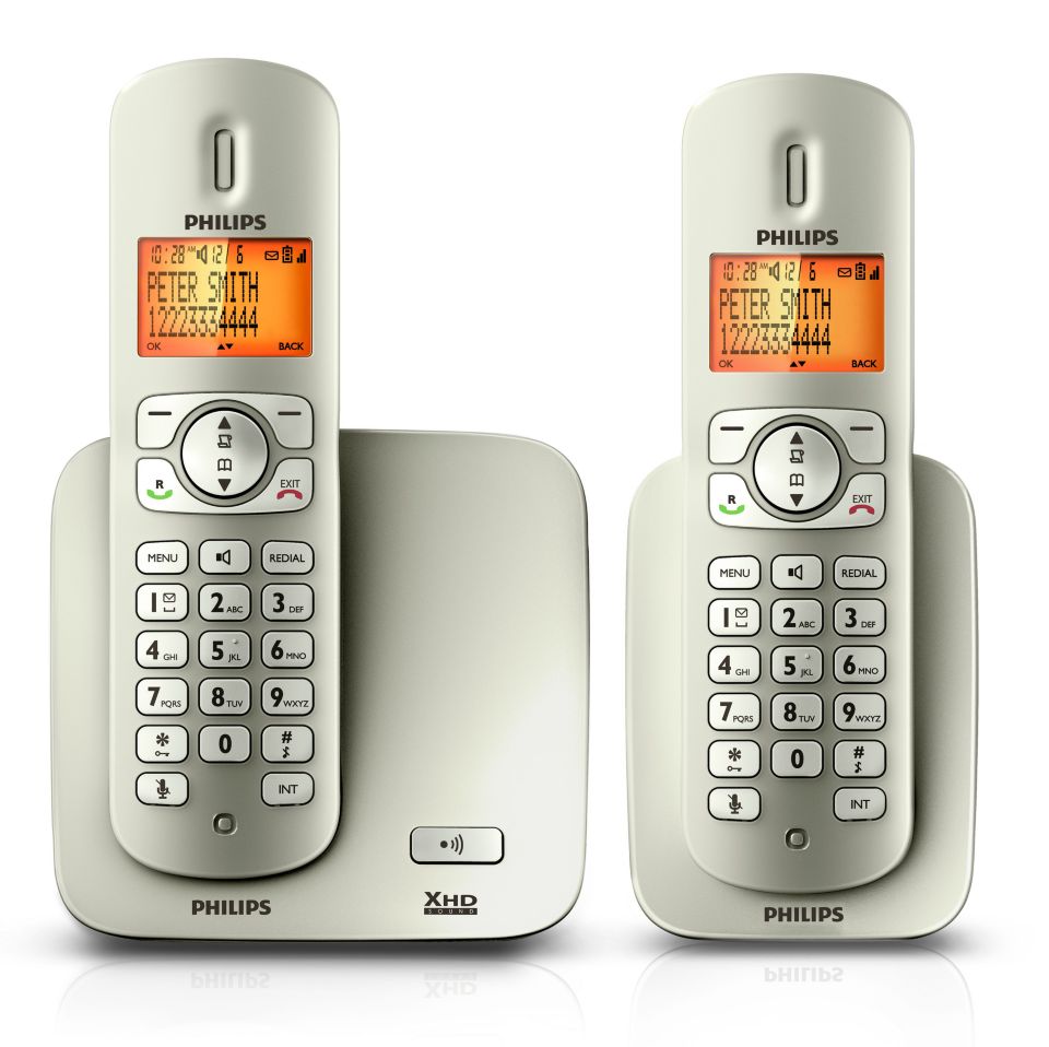 Perfect sound Cordless phone CD2702S/90 | Philips