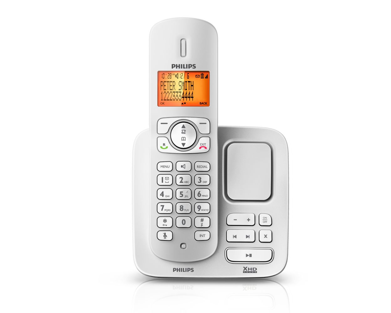 Perfect sound Cordless phone with answering machine CD2751S/05 | Philips