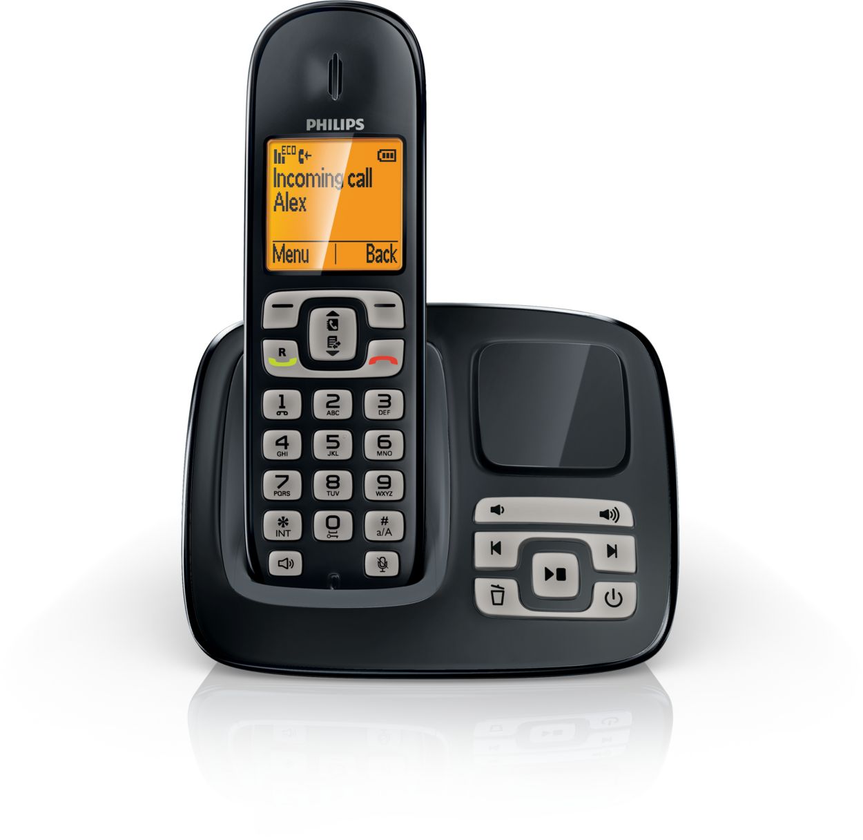 BeNear Téléphone fixe sans fil avec répondeur CD2951B/38 | Philips