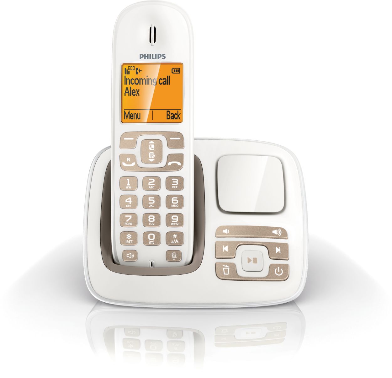 BeNear Schnurloses Telefon mit Anrufbeantworter CD2951WB/DE | Philips
