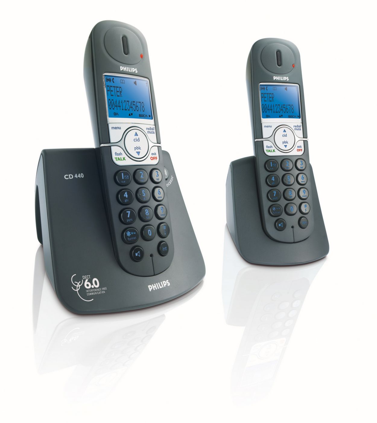Cordless telephone CD4402B/17 | Philips