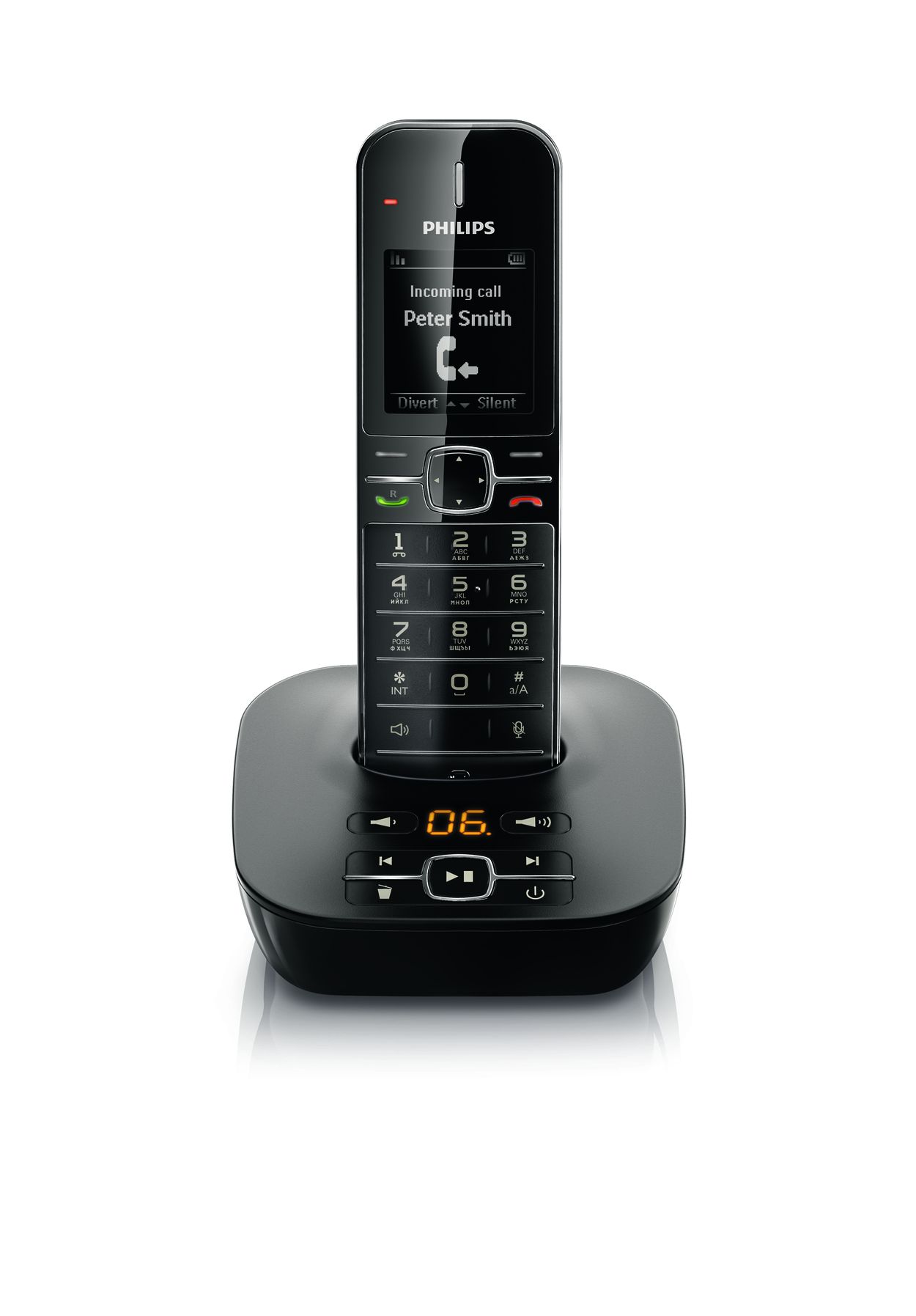 BeNear Téléphone fixe sans fil avec répondeur CD4851B/BE | Philips